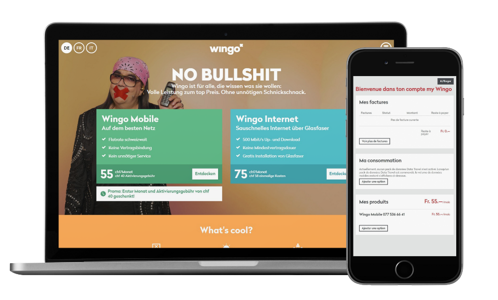 Supporting the launch of Wingo Mobile with comprehensive online ...